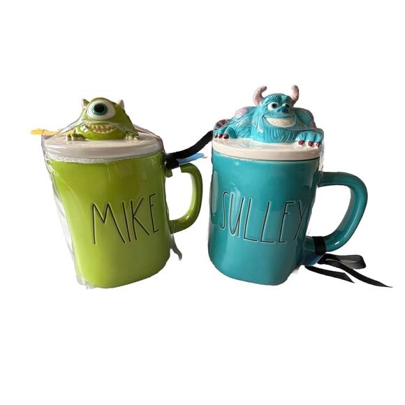 Rae Dunn | Dining | Rae Dunn Pixar Disney Sulley Mike Topper Coffee Mug ...